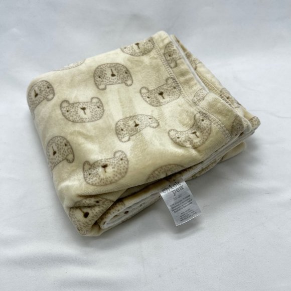 Chickpea | Bedding | Chick Pea Ivory Cream Beige Tan Velour Teddy Bear ...